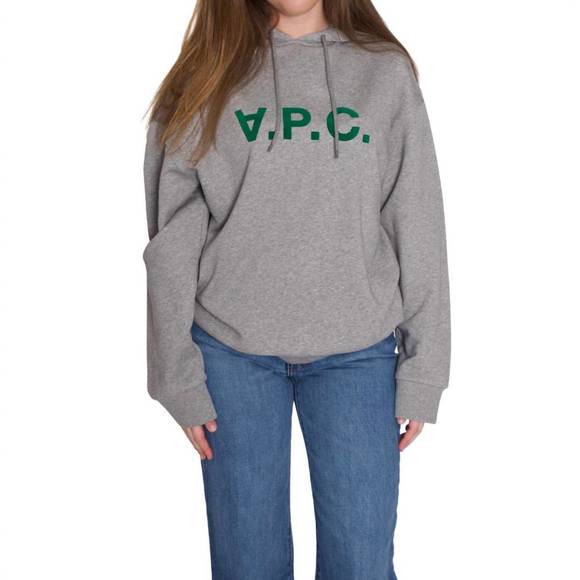 A.P.C. | Tops | New Apc Milo Hood In Light Grey | Poshmark